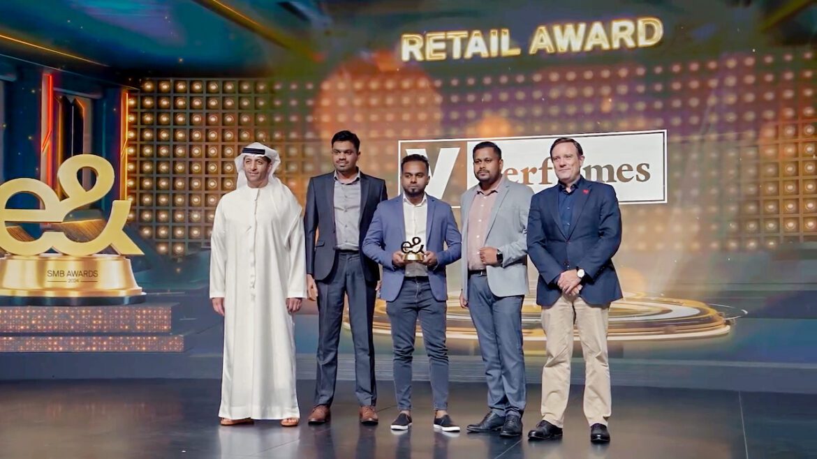 V Perfumes Triumphs as Best Retailer at Etisalat SMB Awards | V ...